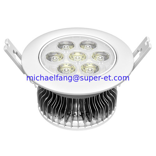 Fins aluminum housing high quality retofit 7W high power recessed round ...