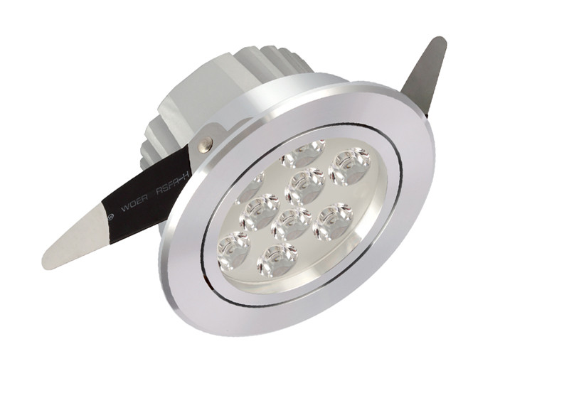 CE Rohs approved made in china 9W high power recessed round LED down light