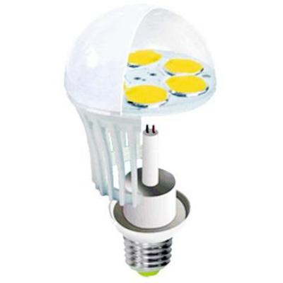 China 5w E27 A57 high lumen hollow die cast aluminum housing MCOB led ...